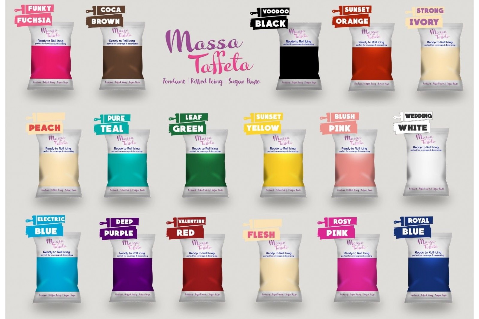 Voodoo Black | Massa Taffeta | Sugar Paste Cum Modelling Gum Paste Kit ...