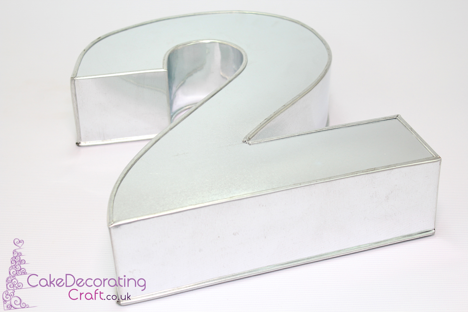 Large Number 2 | Novelty Shape | Cake Baking Tins and Pans | 3" Deep | Two